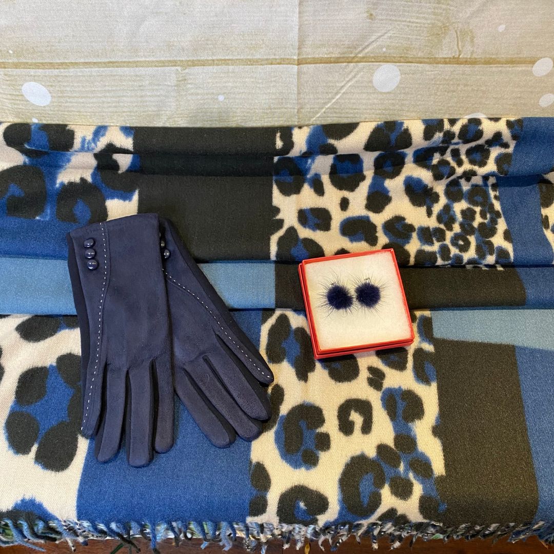 3 Piece Blue Animal Set – Rada Boutique